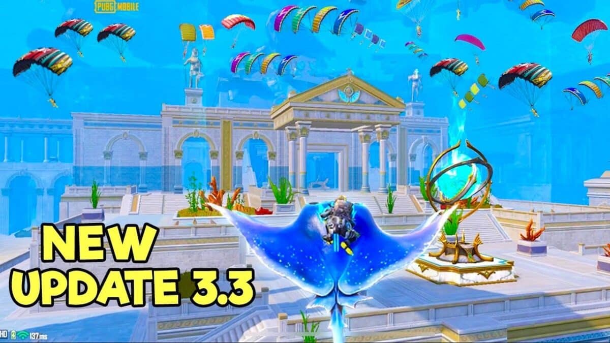 PUBG Mobile 3.3 Update | Atlantis Theme Mode & Erangle 3.0