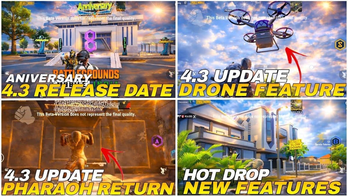 PUBG Mobile 4.3 Update Release Date, Theme Mode, Features and more!